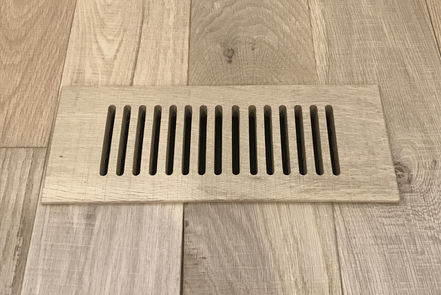 White Oak Wood Vent Covers | Durable & Stylish Finish